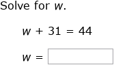 IXL | Solve one-step addition and subtraction equations | 7th grade math