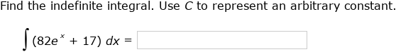 IXL - Find indefinite integrals involving exponential and logarithmic ...