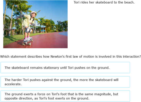 IXL | Newton’s laws of motion | 8th grade science