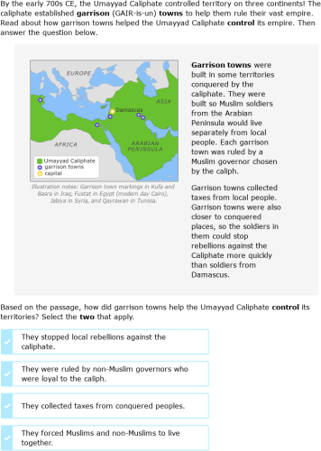 IXL | Early Islamic conquests | 6th grade social studies
