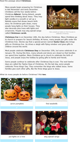 IXL | Christmas | 5th grade social studies