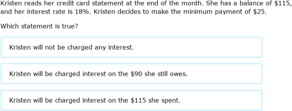 IXL | Debit cards and credit cards | 6th grade math