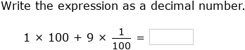 IXL | Convert decimals between standard and expanded form | 4th grade math
