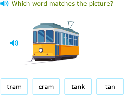 IXL | Read words with am and an | 1st grade language arts