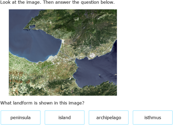 IXL | Identify Earth's land features using satellite images | 5th grade ...