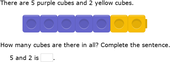IXL | Put together cubes - sums of 6 and 7 | 1st grade math
