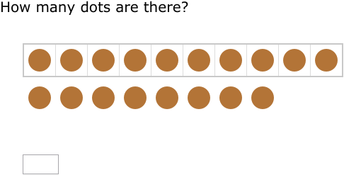 IXL | Count dots - 0 to 20 | Kindergarten math