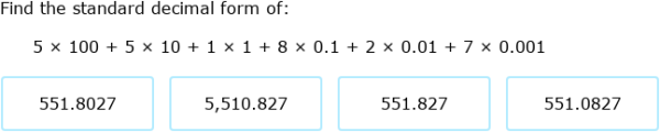 IXL | Convert whole numbers and decimals between standard and expanded ...