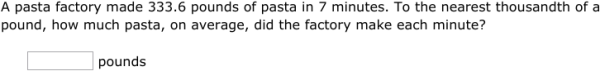 IXL | Divide decimals by whole numbers: word problems | 6th grade math