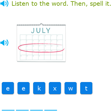 IXL | Spell the long e word: ee, ea | 1st grade language arts