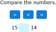 IXL | Compare numbers up to 100 using symbols | 2nd grade math