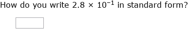 Ixl Convert Between Standard And Scientific Notation Negative