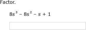 IXL - Factor by grouping (Algebra 2 practice)