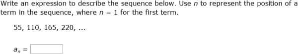 IXL - Write variable expressions for arithmetic sequences (Algebra 1 ...