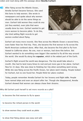 IXL | Amelia Earhart | 2nd grade social studies