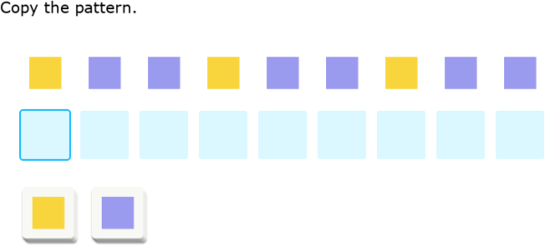IXL | Copy AB and ABB color patterns | Kindergarten math