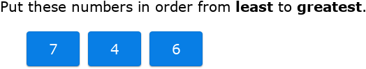 IXL | Put numbers in order - up to 10 | 1st grade math