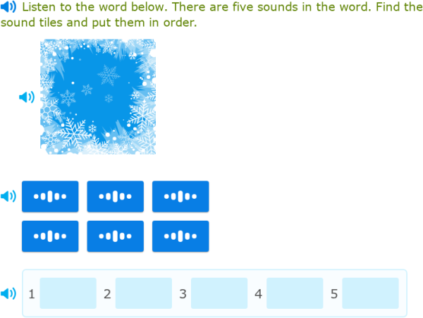IXL | Blend and segment complex words | 1st grade language arts
