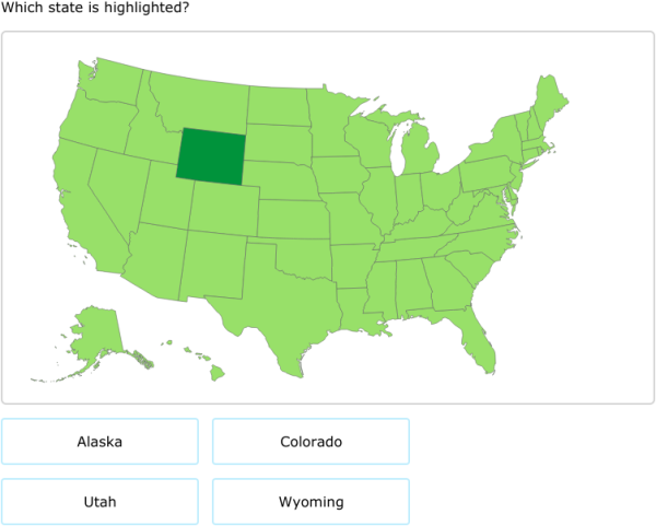 IXL | Identify states of the West | 3rd grade social studies