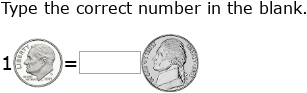 IXL | Exchanging coins - with pictures | 2nd grade math