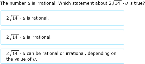 IXL - Properties of operations on rational and irrational numbers ...