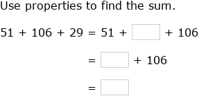 IXL | Add using properties | 3rd grade math