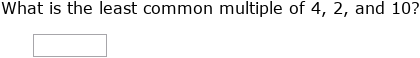 IXL | Least common multiple of two or three numbers | 6th grade math