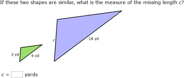 IXL | Side lengths and angle measures of similar triangles | 7th grade math
