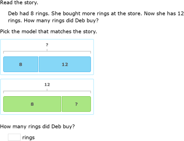 IXL | Use models to solve word problems involving addition and ...