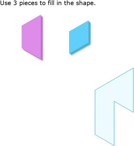 IXL | Compose simple two-dimensional shapes | Kindergarten math