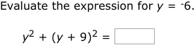 IXL | Evaluate one-variable expressions | 8th grade math