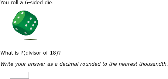 IXL | Probability of simple events: percent and decimal answers | 7th ...