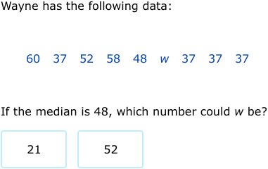IXL - Mean, median, mode, and range (Algebra 1 practice)