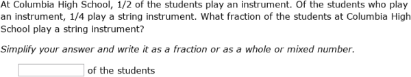 IXL | Add, subtract, or multiply fractions and mixed numbers: word ...