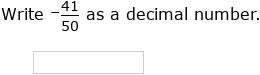 IXL - Convert between decimals and fractions (Algebra 1 practice)