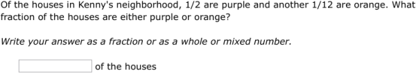 IXL | Add and subtract fractions: word problems | 7th grade math