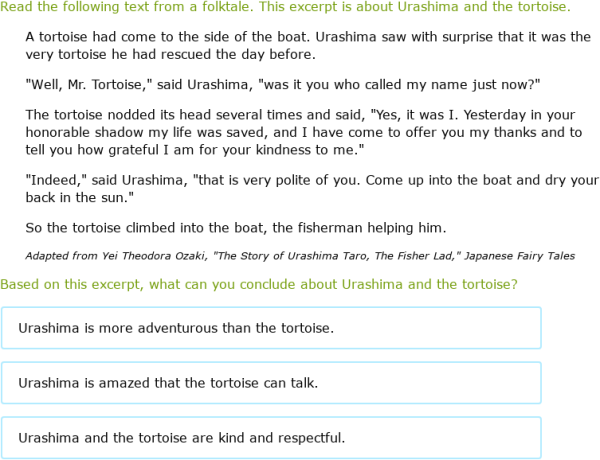 IXL | Compare two texts with different genres | 5th grade language arts