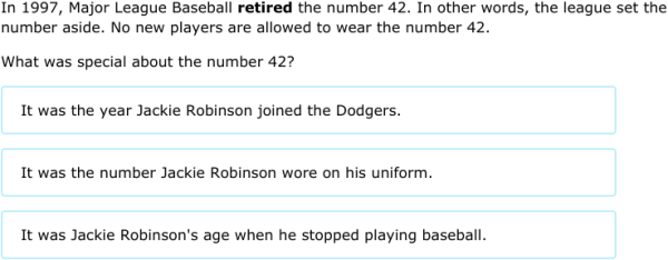 IXL | Jackie Robinson | 3rd grade social studies