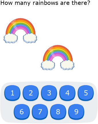 IXL | Count pictures - up to 9 | Pre-K math