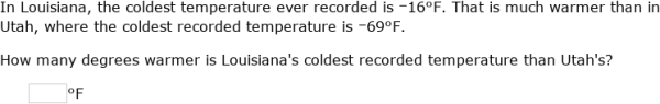 IXL | Add and subtract integers: word problems | 7th grade math
