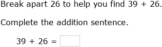 IXL | Break apart a two-digit number to add - sums to 100 | 2nd grade math