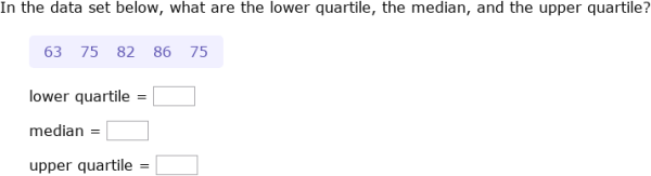 IXL | Calculate quartiles | 6th grade math