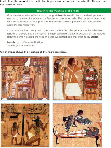IXL | Ancient Egyptian religion | 7th grade social studies