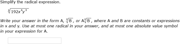 IXL - Simplify radical expressions with variables II (Algebra 2 practice)