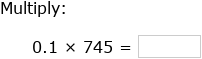 IXL | Multiply a decimal by a multi-digit whole number | 5th grade math