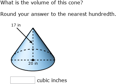 IXL - Volume of cones (Geometry practice)