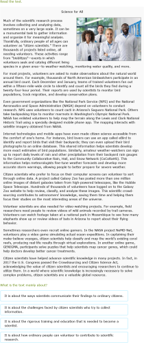 IXL | Read about science and nature | 7th grade language arts