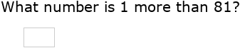 IXL | One more - up to 100 | 1st grade math