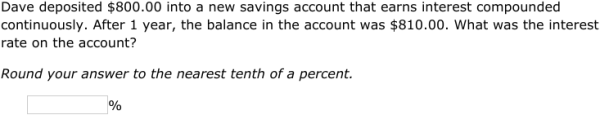 IXL - Continuously compounded interest: word problems (Algebra 2 practice)