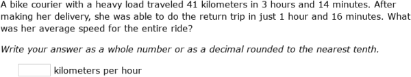 IXL | Average speed: word problems | 6th grade math
